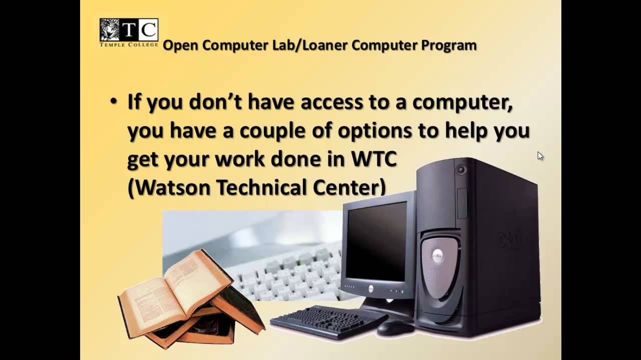 2013 Temple College Testing Center, Open Computer Lab, and Computer ...