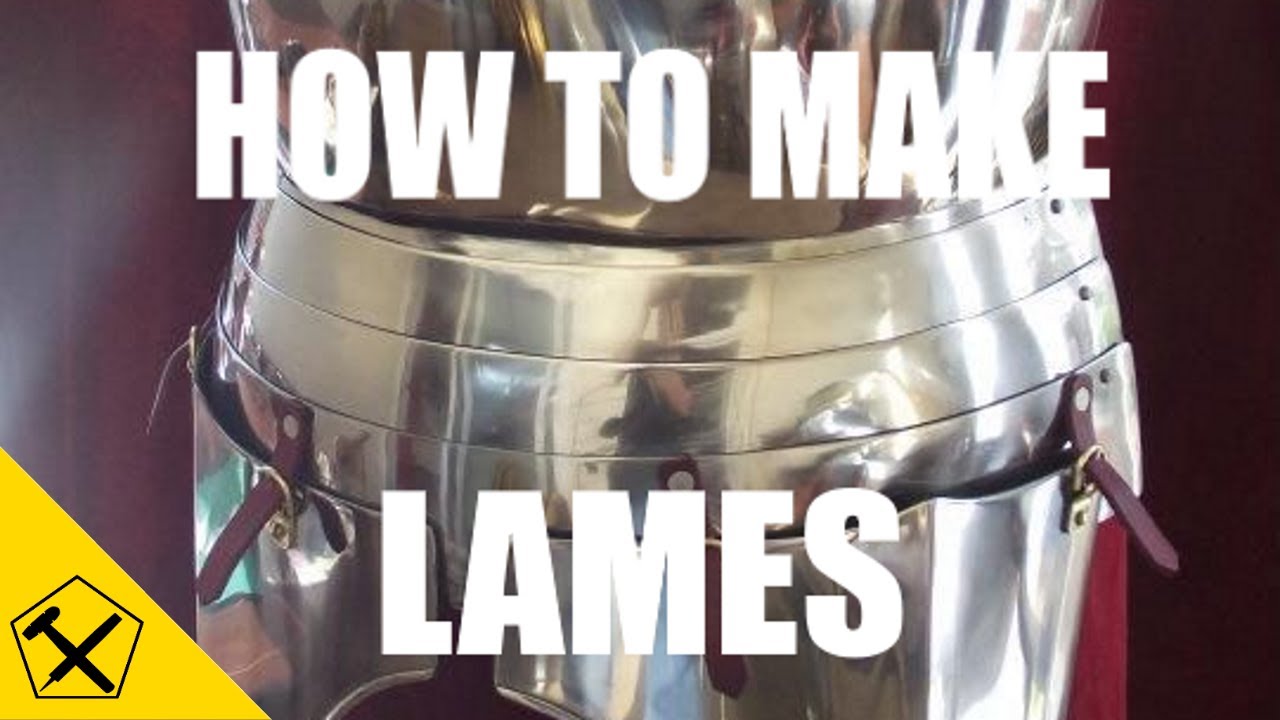 How To Make Lames For Medieval Armor - YouTube
