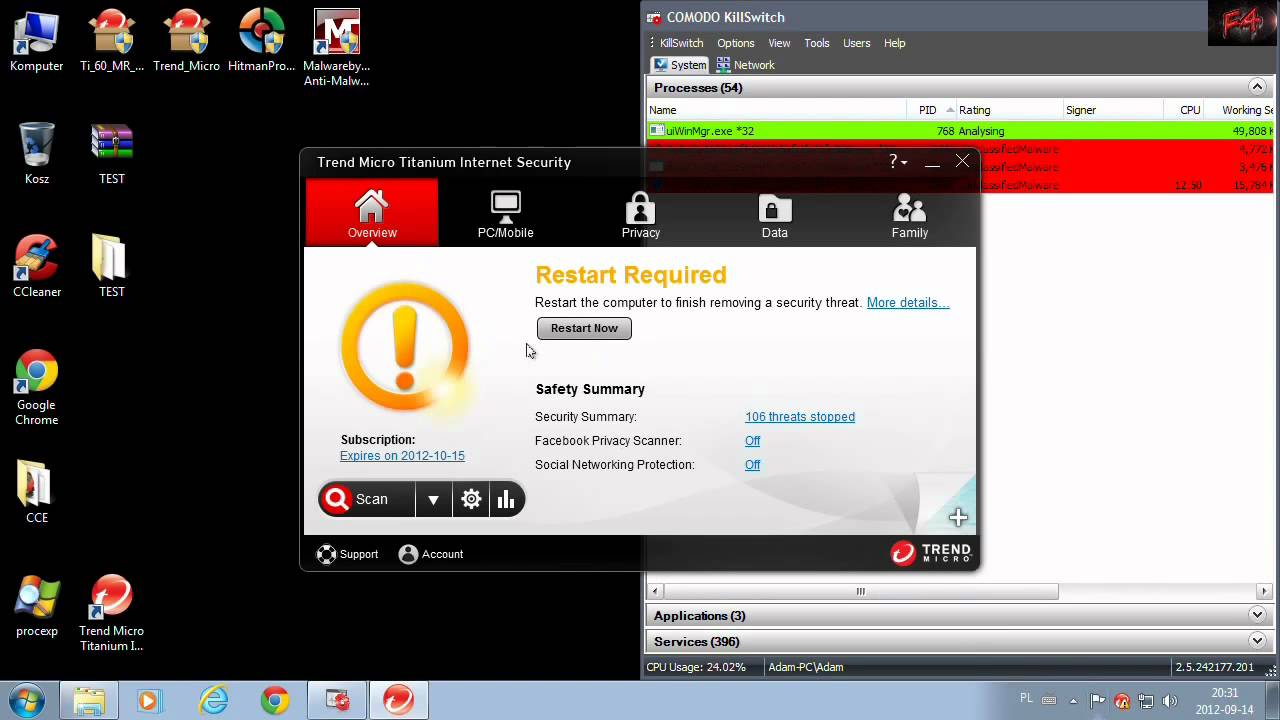 Trend Micro Titanium Internet Security 2013-TEST - YouTube