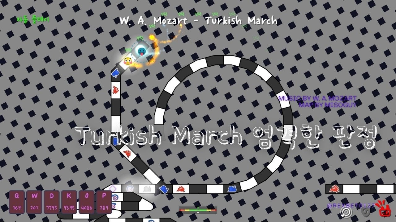[얼불춤] W. A. Mozart - Turkish March 엄격한 판정 클리어 (map by Misoguy) - YouTube