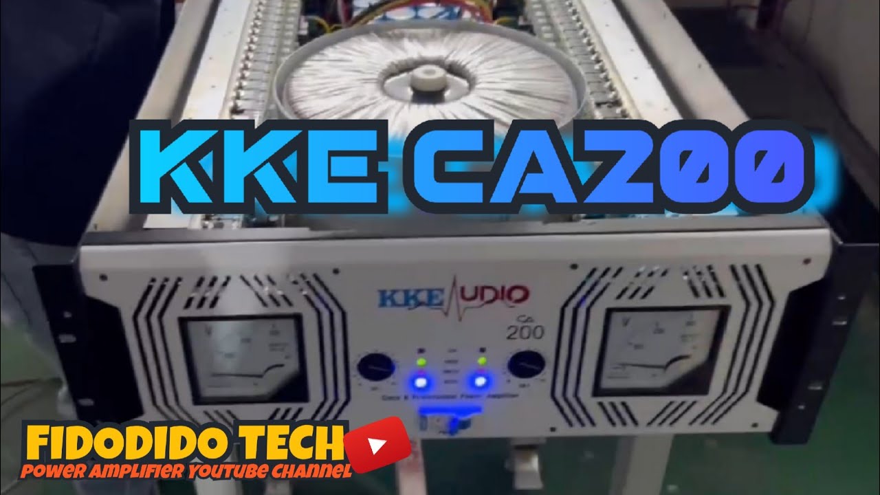 New KKE AUDIO CA200!!!! - YouTube