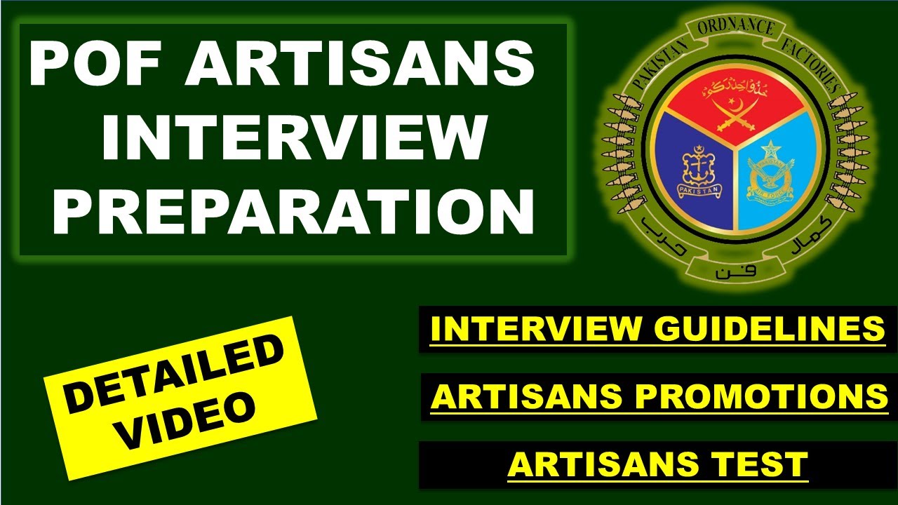 POF ARTISANS INTERVIEW _ PREPARATION | POF ARTISANS INTERVIEW QUESTIONS ...