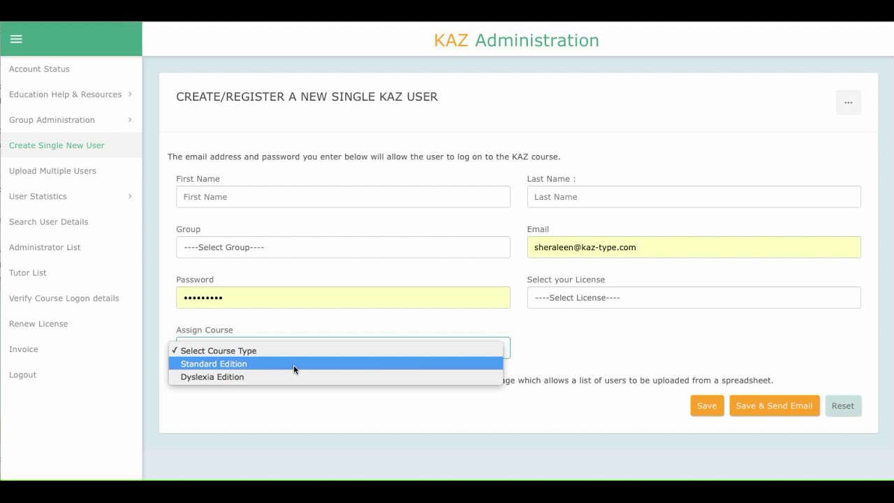 Using the KAZ Back Office - YouTube
