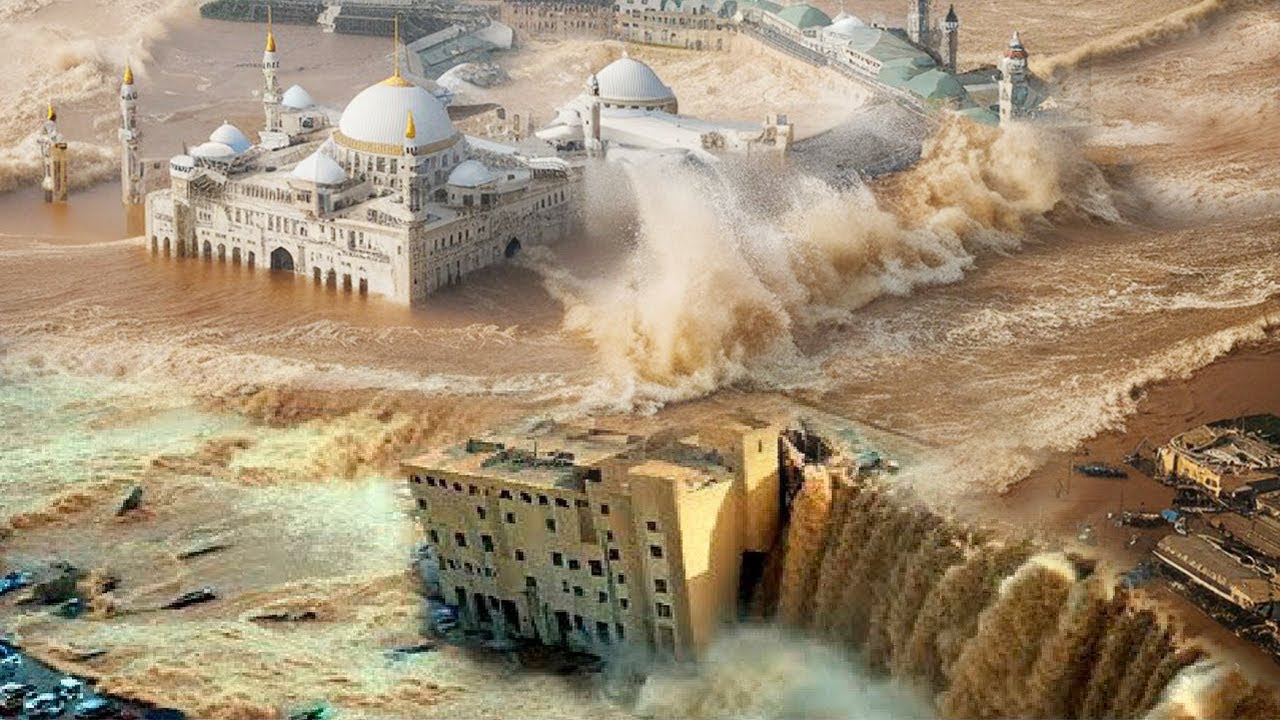 Mecca is stopped! Flash floods, overflowing rivers, and broken levees ...