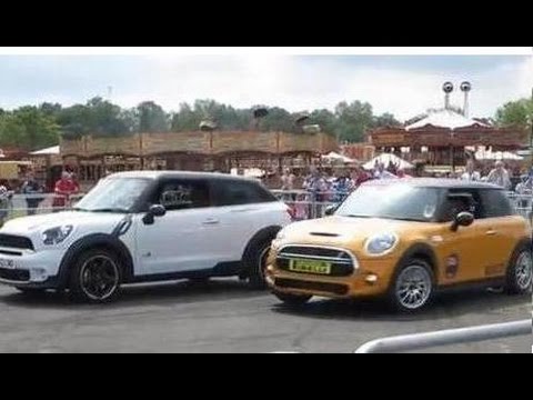 Mini Cooper Stunt Driving Show - YouTube