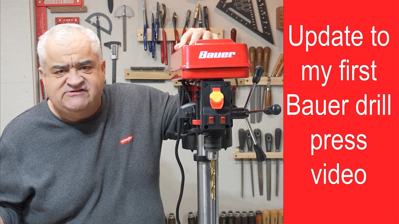 An update to my Bauer Drill Press video... - YouTube