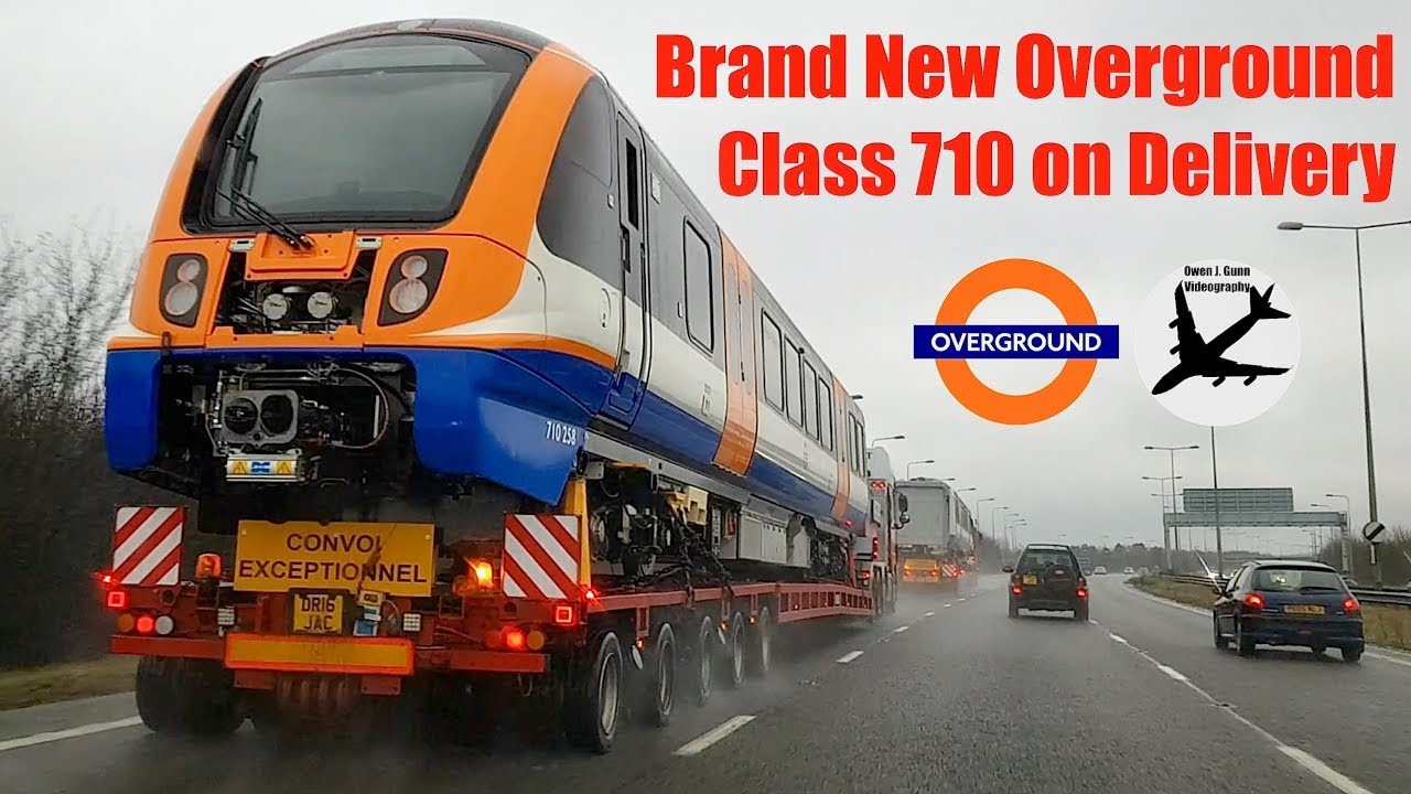 BRAND NEW London Overground Class 710 on Delivery | 2 Coaches | 03/02 ...