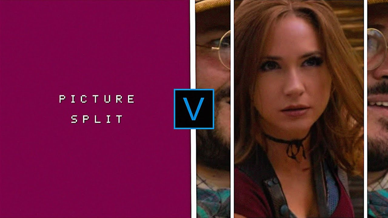 picture split (sony vegas pro) - YouTube