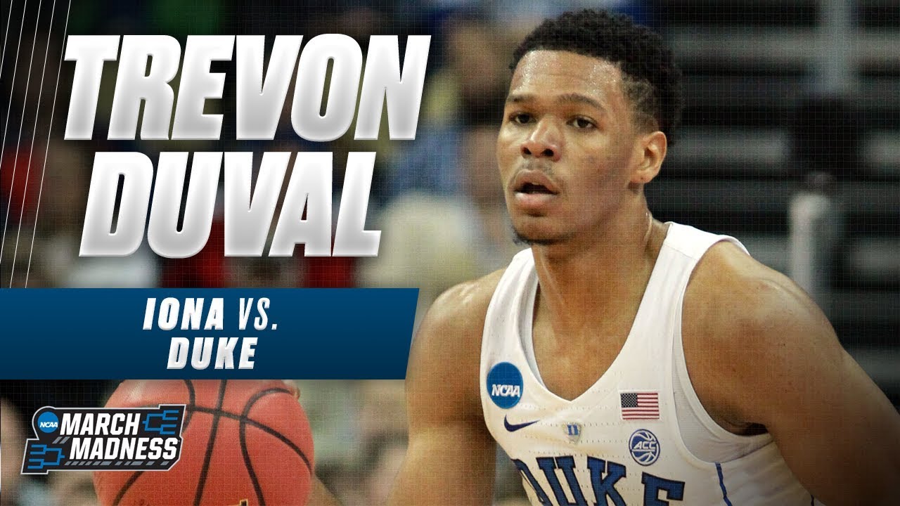 Duke's Trevon Duval was on fire in the Blue Devils First Round victory ...