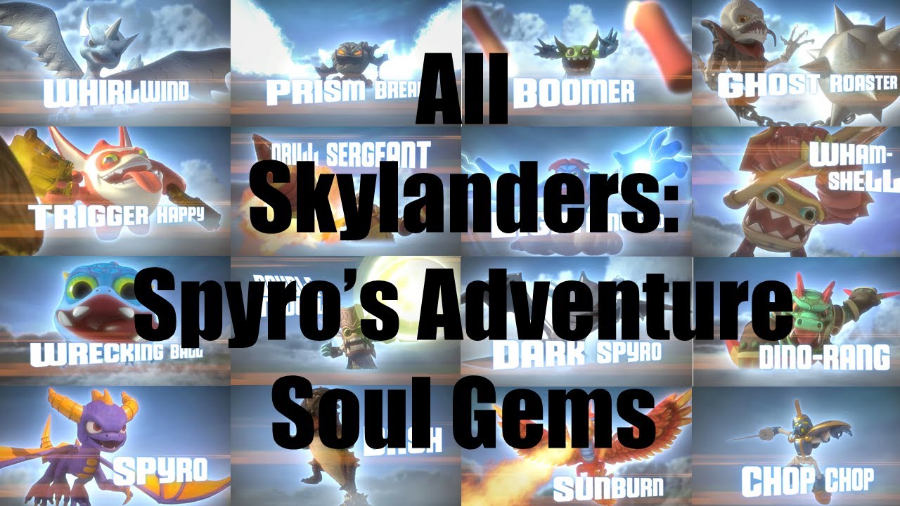 All Soul Gems in Skylanders: Spyro's Adventure | Archaic Plays - YouTube