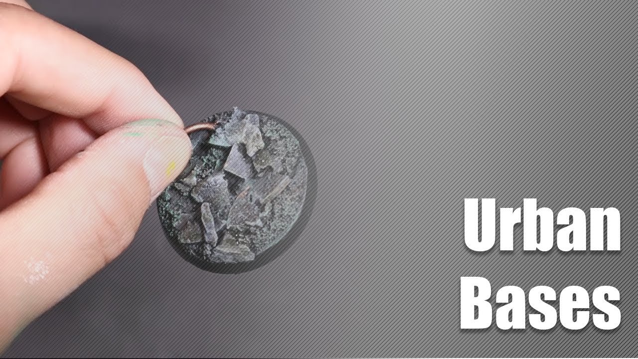 Creating Urban Bases for Miniatures! - YouTube
