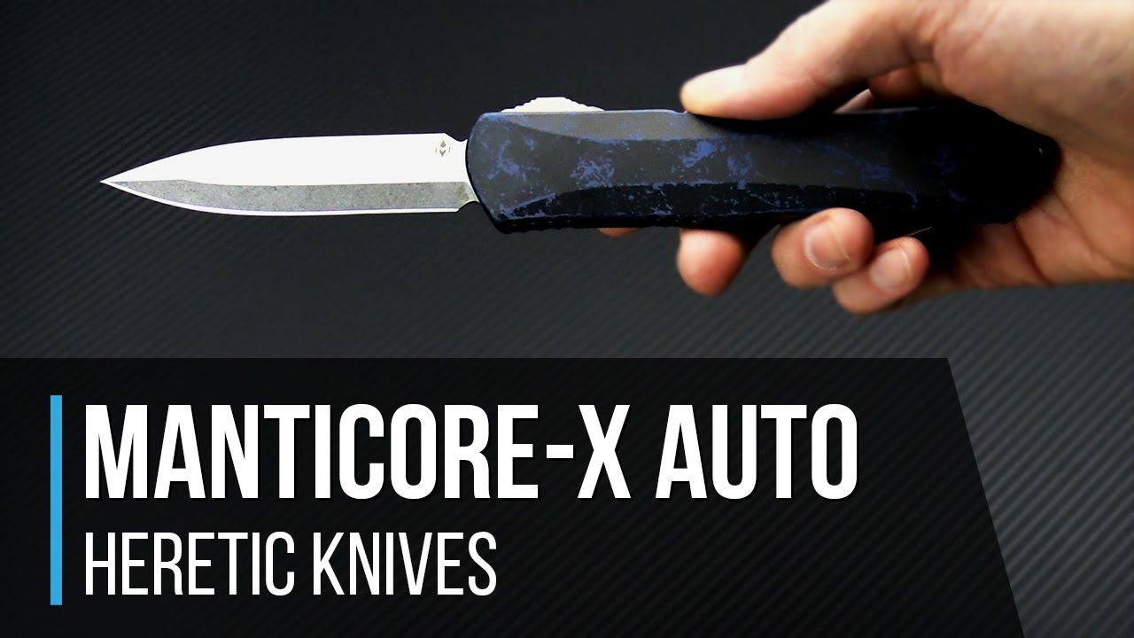 Heretic Knives Manticore X OTF Automatic Overview - YouTube