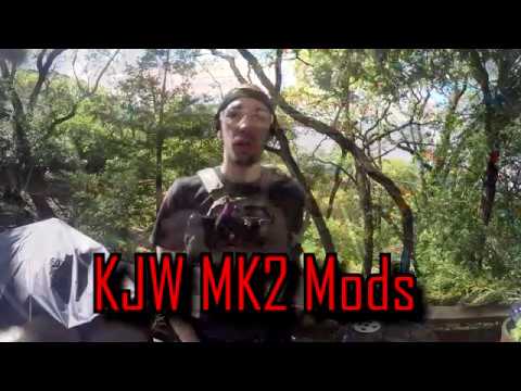 KJW MK2 MODS Quiet airsoft Sniper's sidearm - YouTube