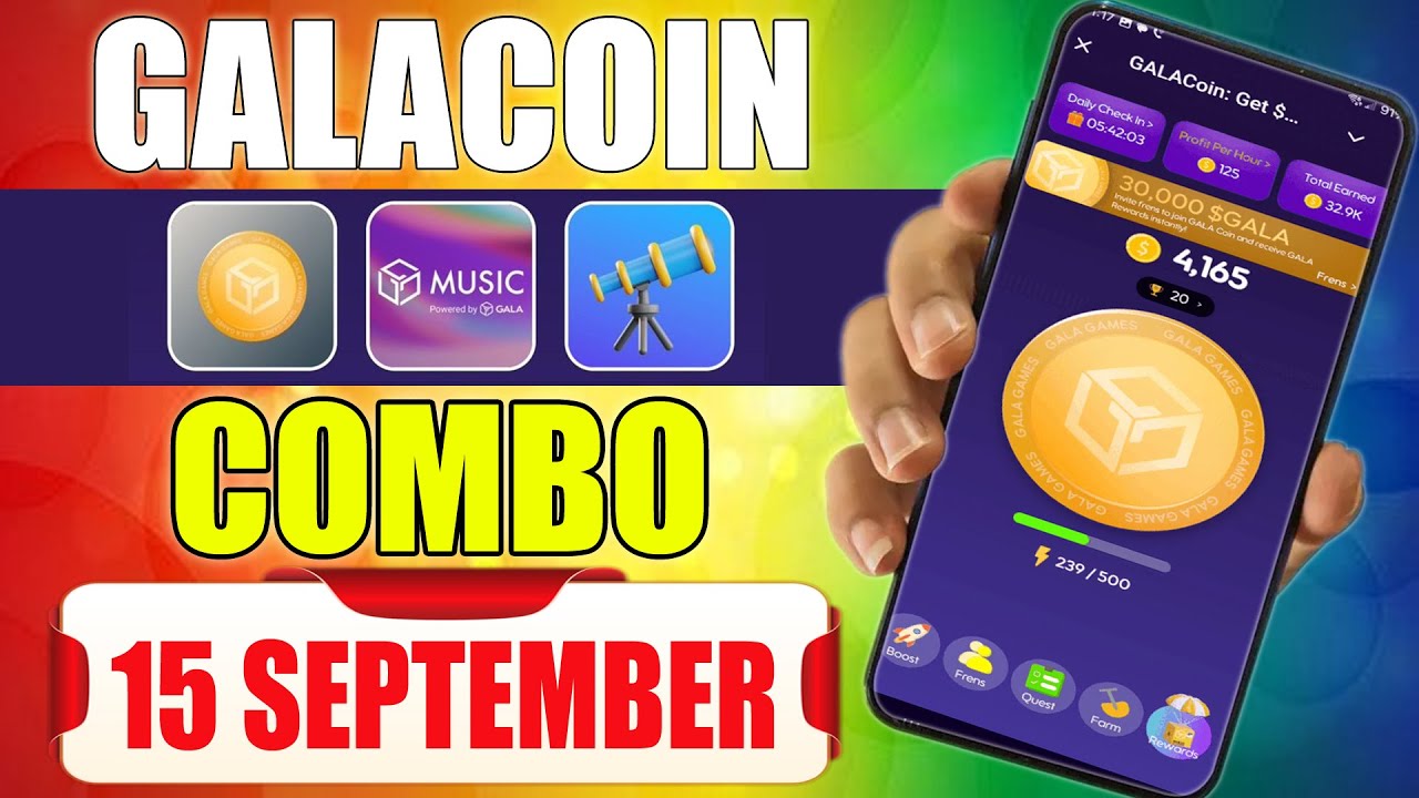 Gala Coin Combo Today 15 September | $GALA Coin Card Today | Gala Coin ...