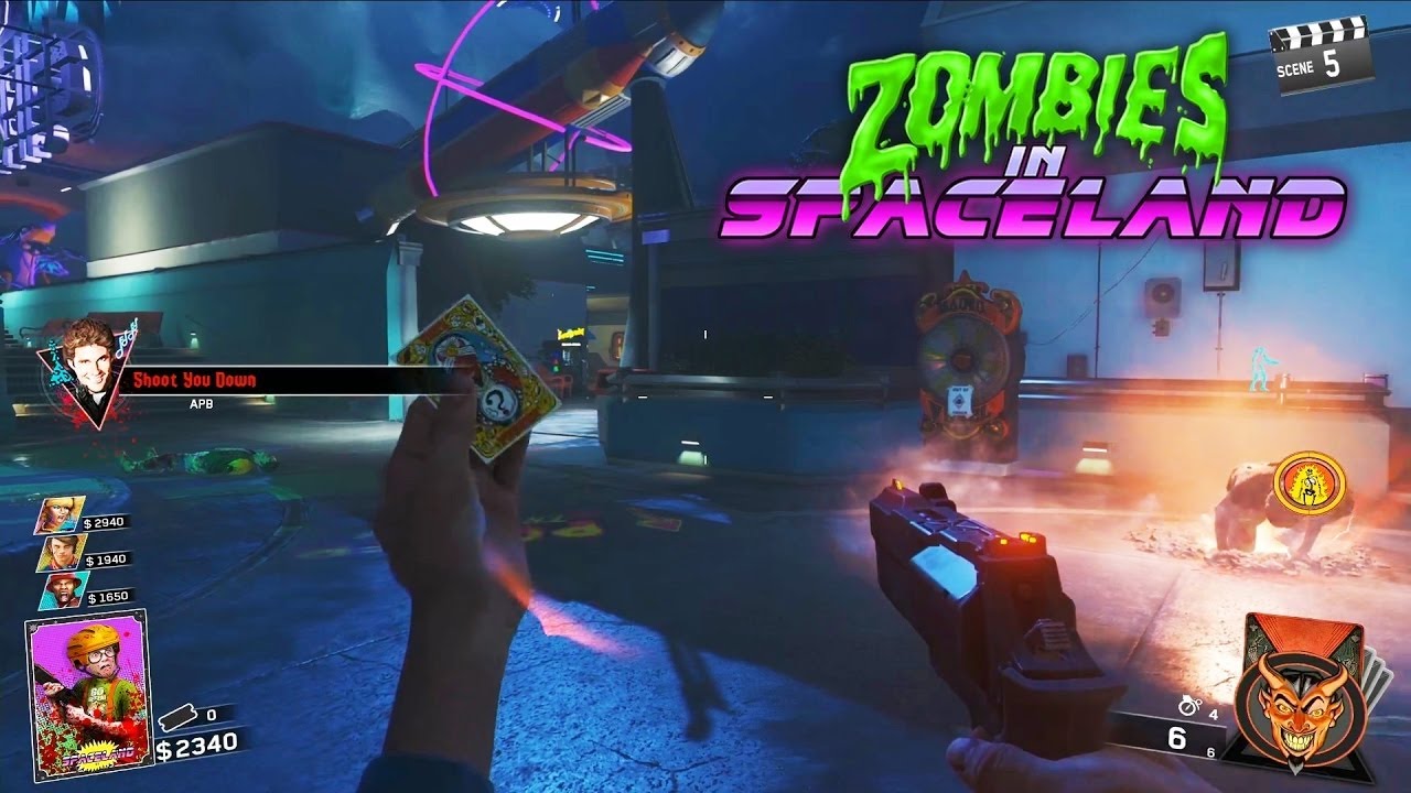 ZOMBIES IN SPACELAND- Main Boss Fight EASTER EGG (Infinite Warfare ...