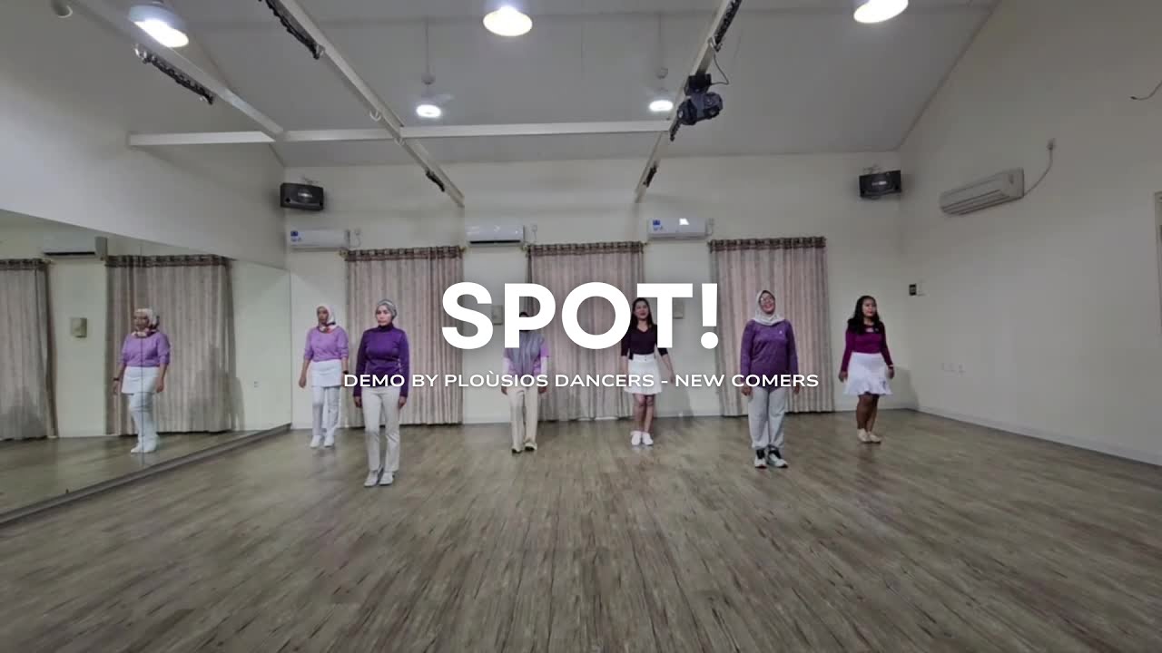 Spot! - Line Dance || Demo by Ploùsios Dancers - YouTube