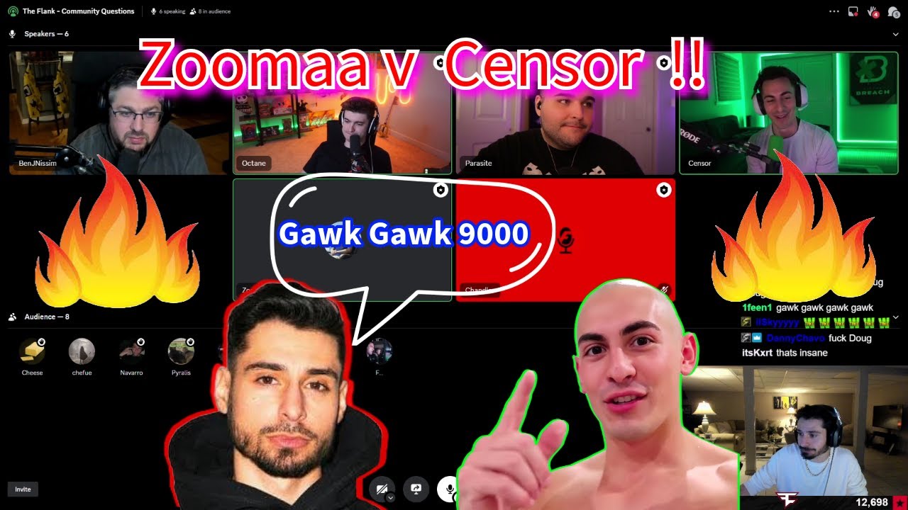 The Flank Zoomaa and Censor Beef - YouTube
