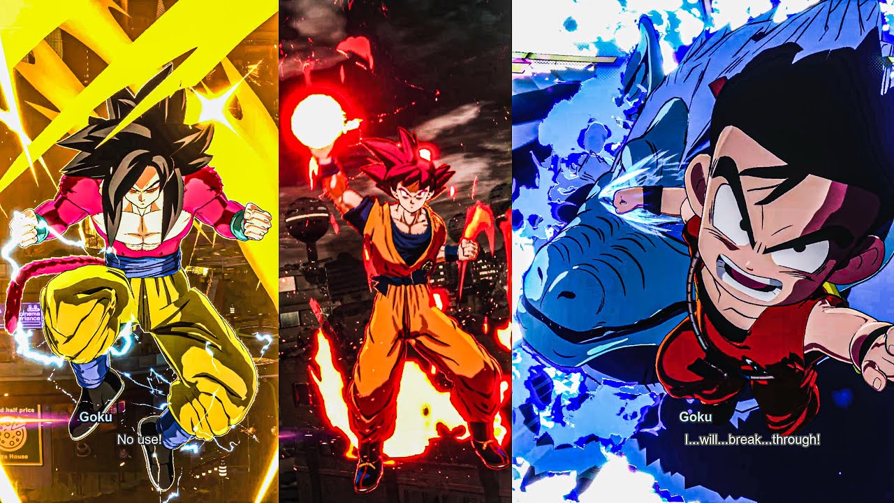DRAGON BALL: Sparking! ZERO - All Goku Smooth Epic Attack Animations ...