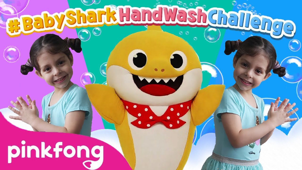 Baby Shark Hand Wash Challenge |Wash your hands Children Song| Wash ...