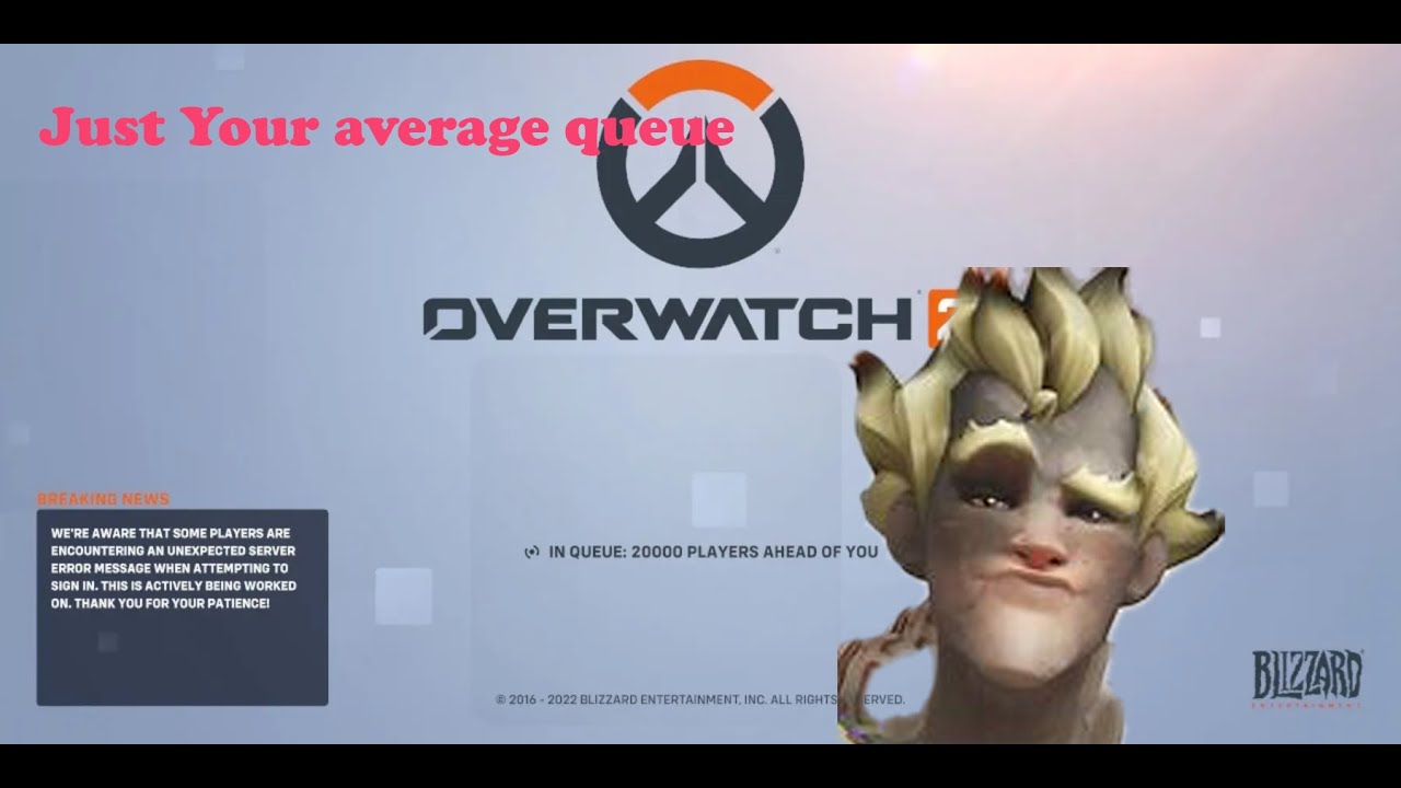 Average Overwatch 2 queue - YouTube