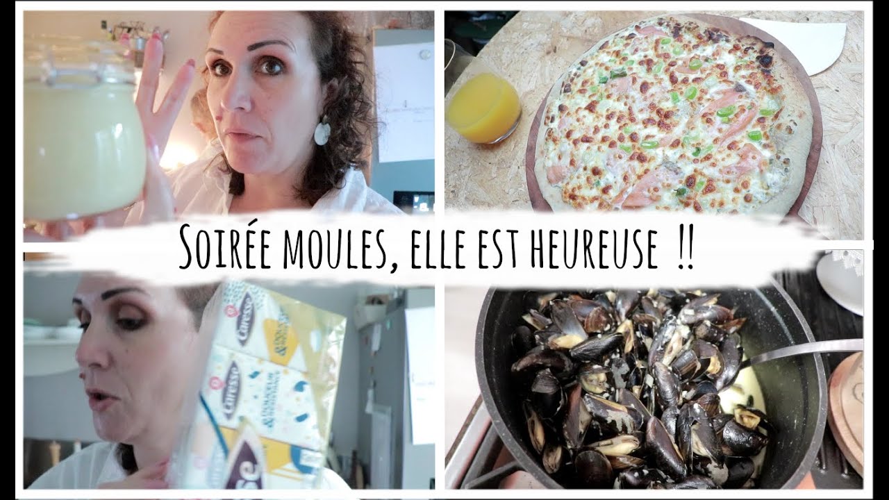 vlog du 17 et 18 septembre : Soirée moules, elle est heureuse !! - YouTube