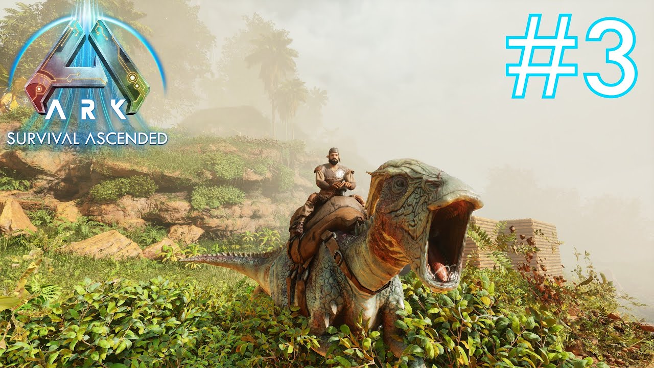 Our First Tame - Ark Survival Ascended #3 - YouTube