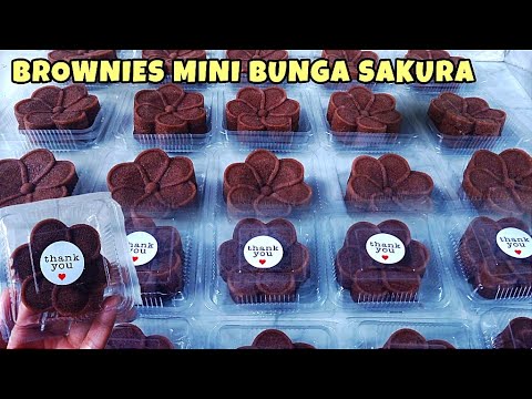 IDE JUALAN KREATIF UNTUNG BERLIPAT - BROWNIES KUKUS MINI BUNGA SAKURA ...