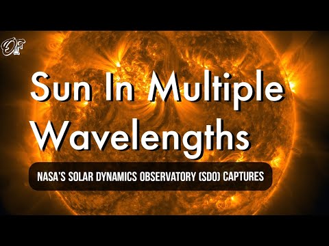 Sun in multiple wavelengths - YouTube