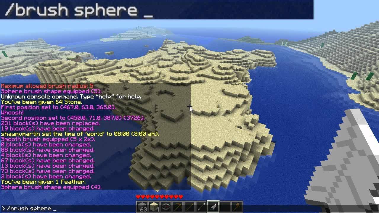 WorldEditing: Episode 6 - Making an Island [Minecraft Tutorial] - YouTube