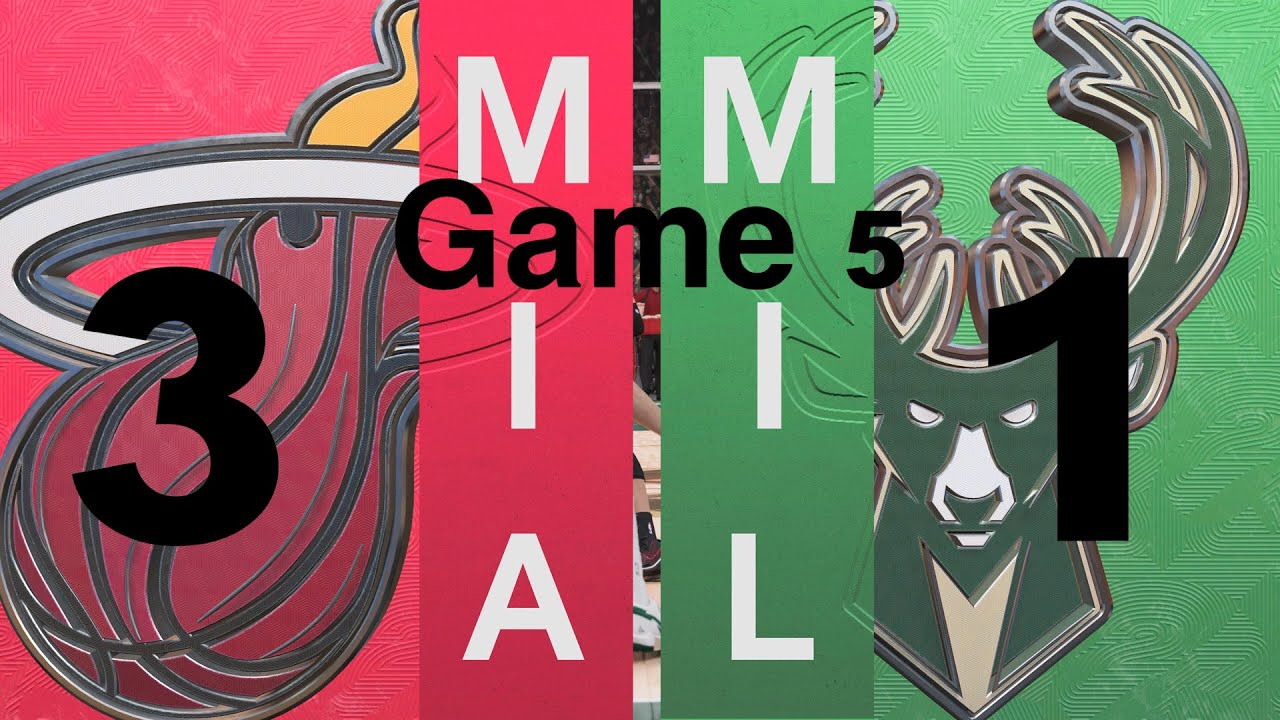 NBA Game 5 Playoffs 🔥 Milwaukee Bucks vs Miami Heat 🔥 NBA 2K23 GAMEPLAY ...