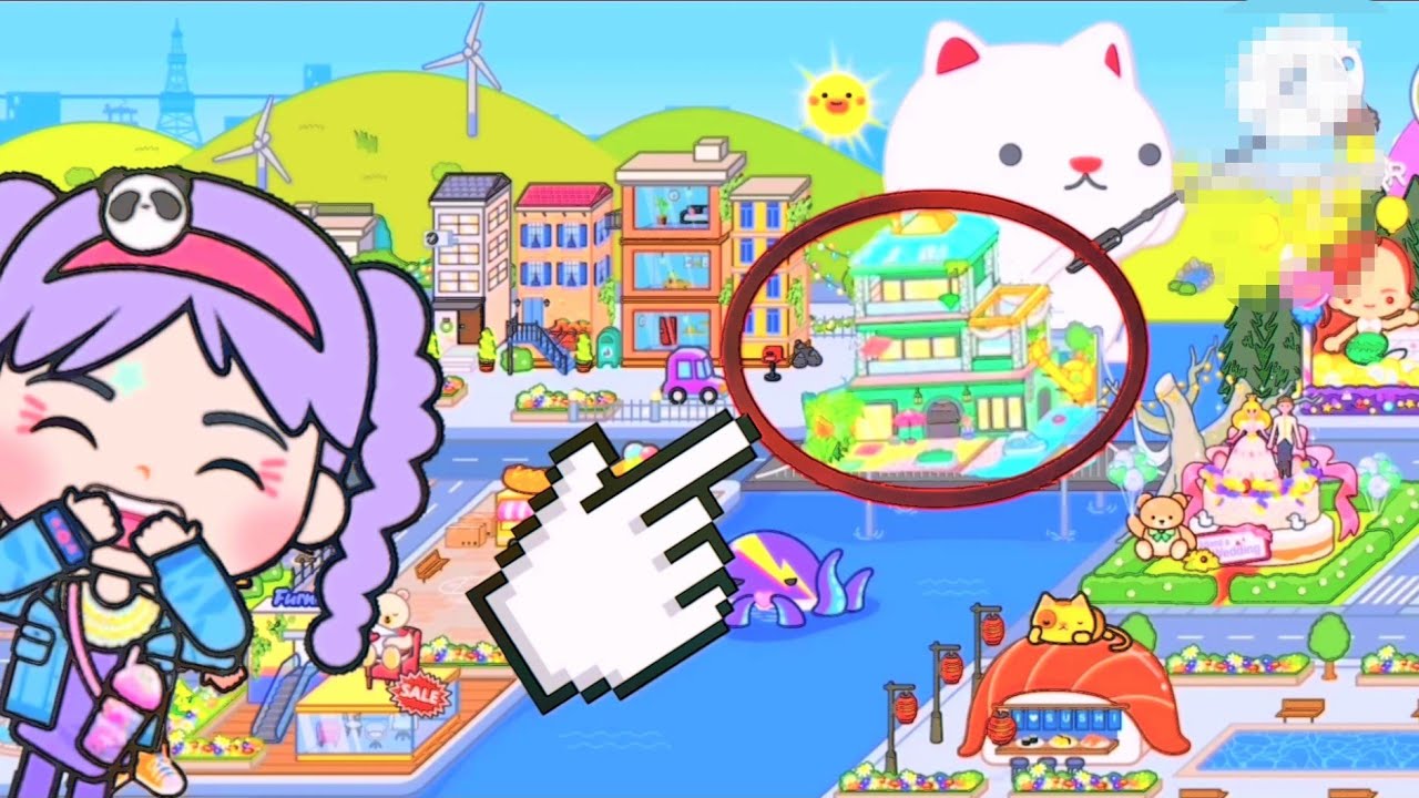 Mini Cute House Design In Miga World🌍 - YouTube