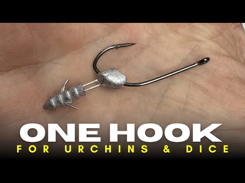 The Only Hook You Need For Dice And Urchin Style Fishing Lures! It’s So Easy!