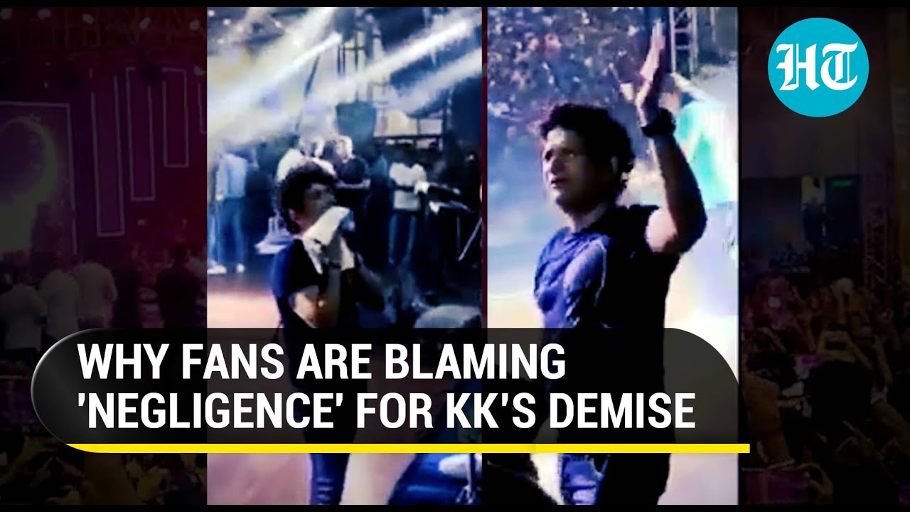 KK’s last video shows singer 'sweating badly' at Kolkata concert; Fans ...