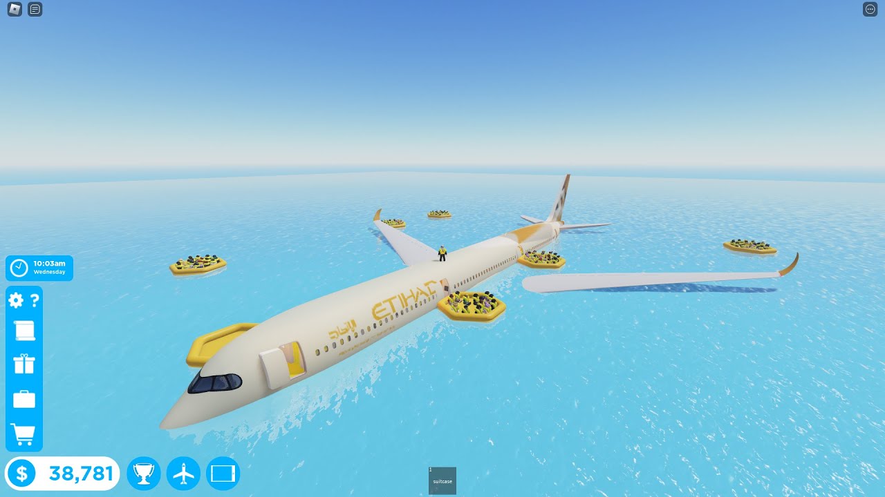 Cabin Crew Simulator Etihad Airways fly With Airbus A350 Water Landing ...