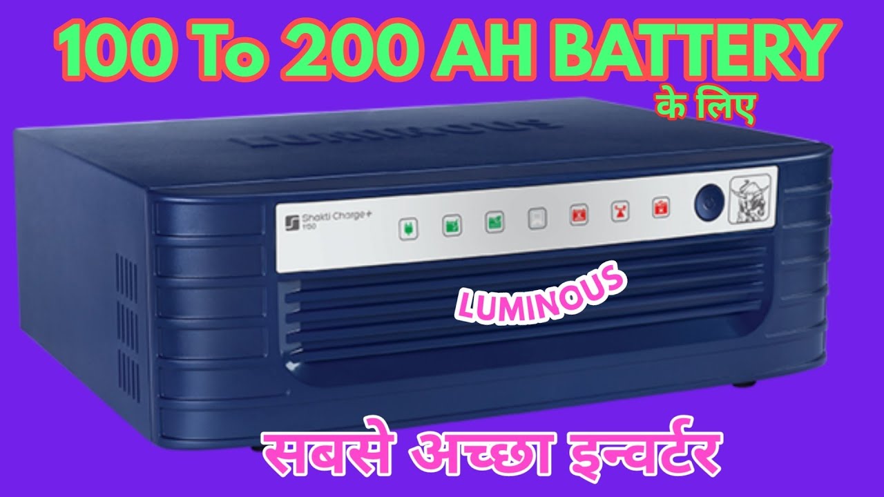 Luminous inverter!luminous shakti charge + inverter 1150/900 va square ...