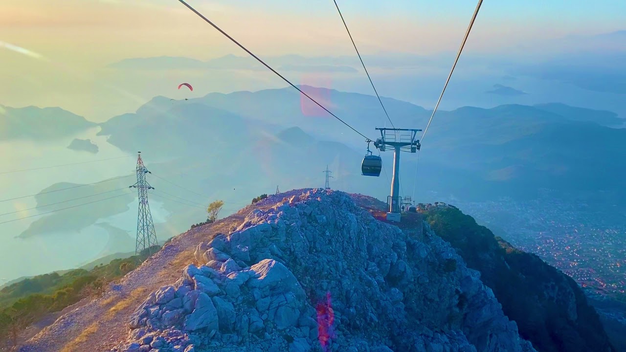 Oludeniz cable car. Turkey. October 2021 - YouTube