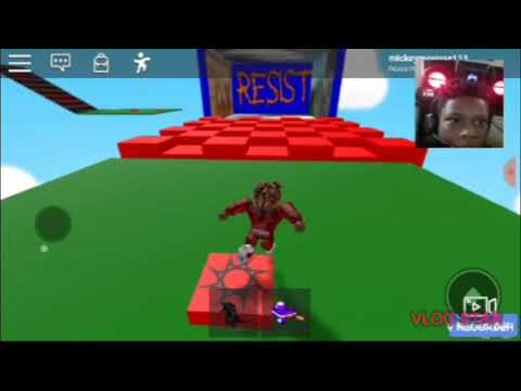 Playing Roblox with my friend Claude a short obby 😫😱 - YouTube