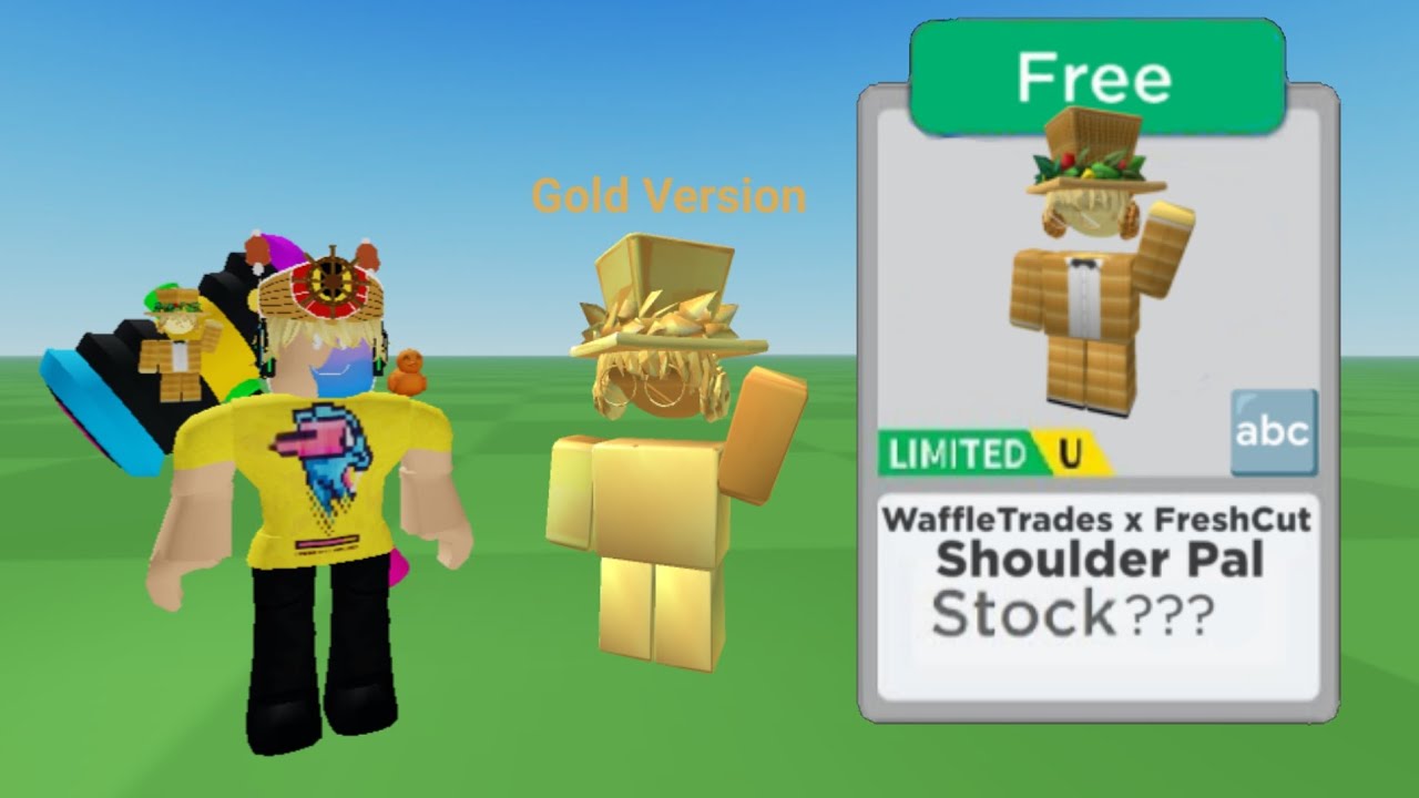 Cómo conseguir WaffleTrades X Freshcut Shoulder Pal en Roblox [FRESHCUT ...