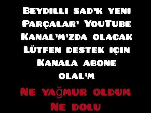 Neyleyim zalim neyleyim