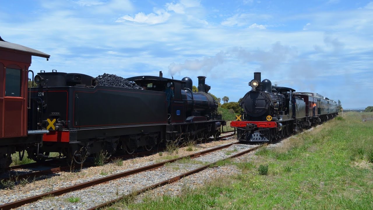 SteamRanger Heritage Railway Cockle Trains with Rx207 & Rx224. 28-12 ...