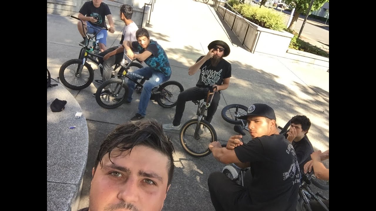 BMX STREET RIDING WITH MY FRIENDS! - YouTube