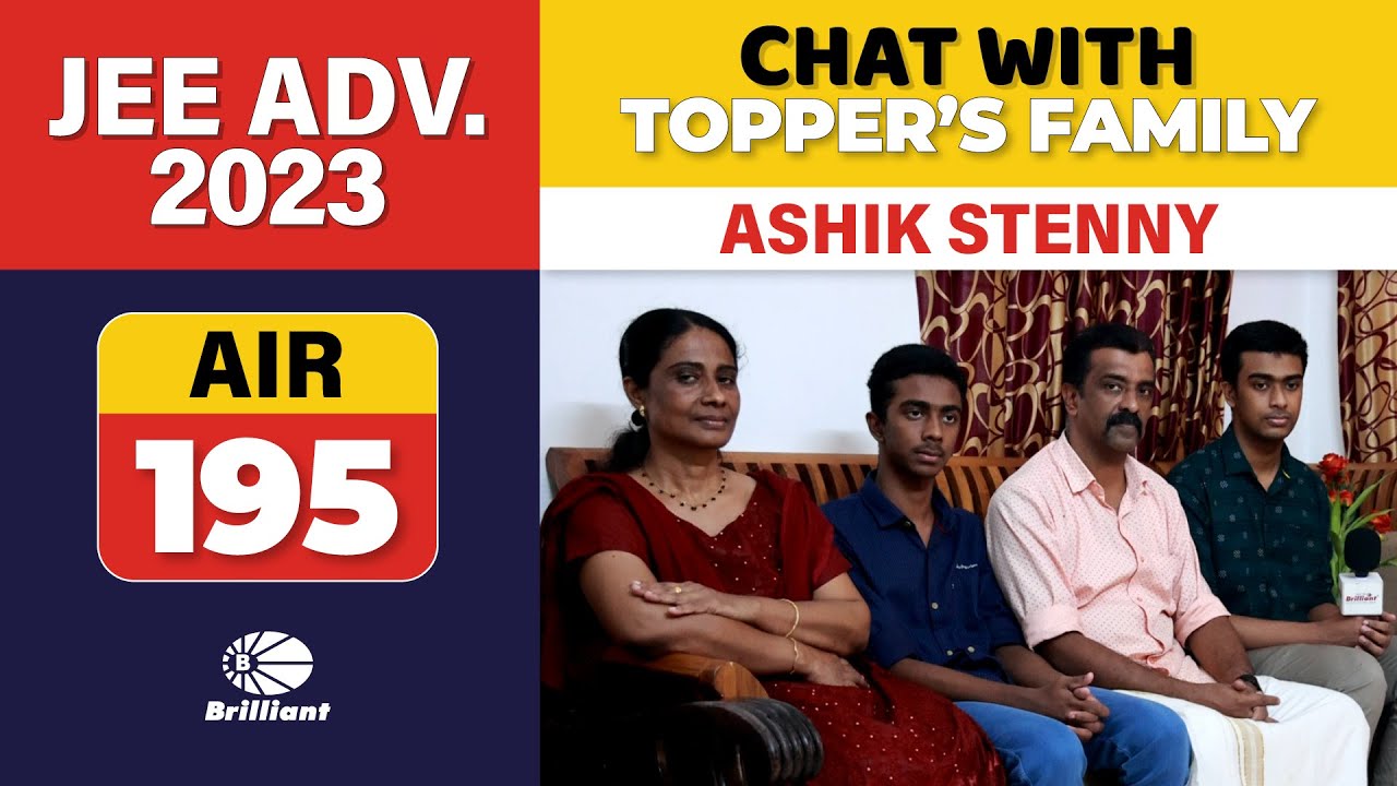 ASHIK STENNY | IIT JEE Advanced 2023 Result | AIR-195 | Chat with ...