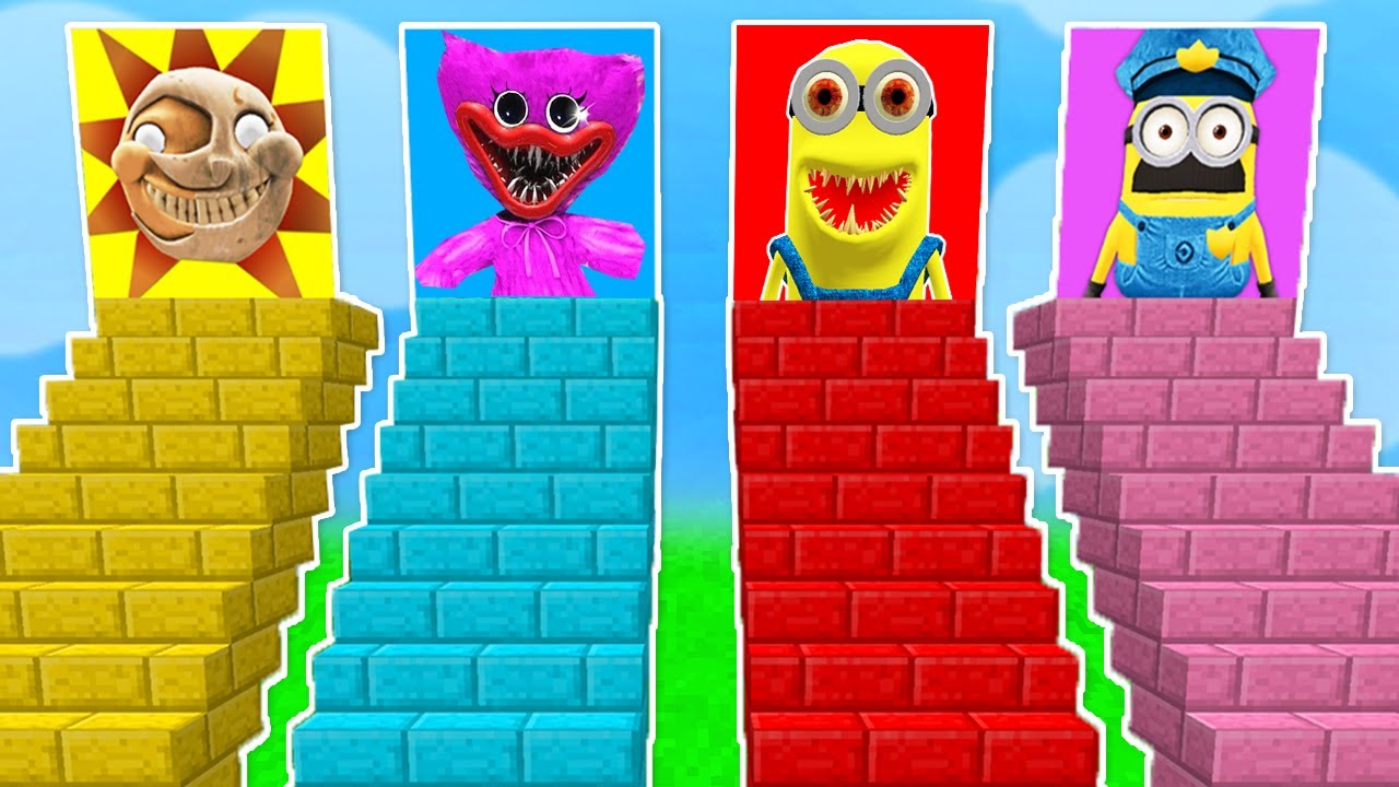 CHOOSE THE RIGHT STAIRS SUN SLIDE EATER FNAF 9 MINION EXE KISSY MISSY ...