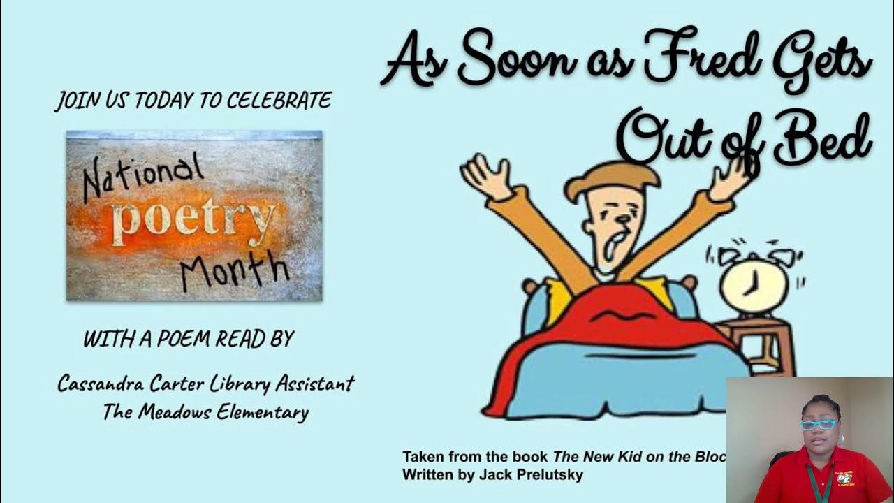 As Soon as Fred Gets Out of Bed read by Mrs Cassandra Carter 1 1 - YouTube