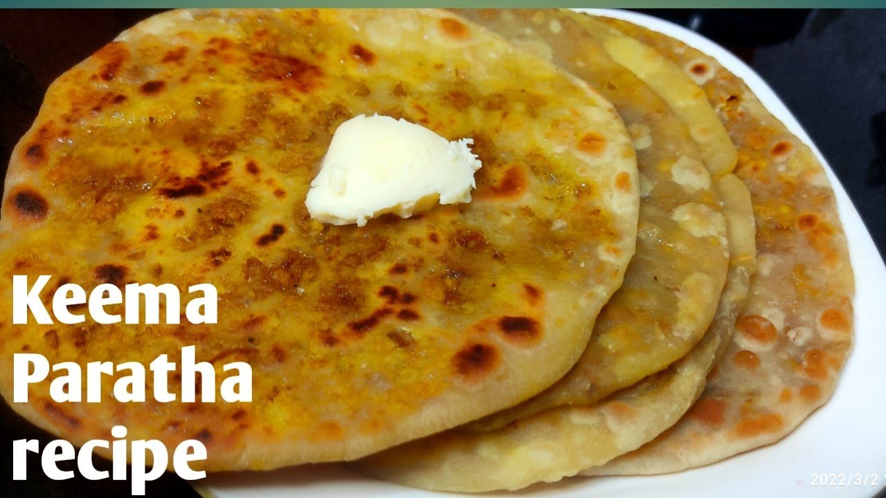 কিমা পরোটা রেসিপি|| Bengali keema Paratha recipe/Stuffed Keema Paratha ...