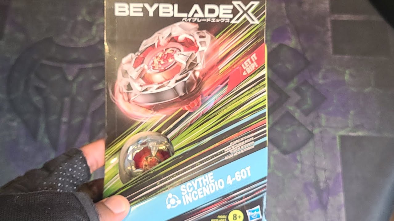 OMG! NEW Hasbro Beyblade X Scythe Incendio Unboxing! - YouTube