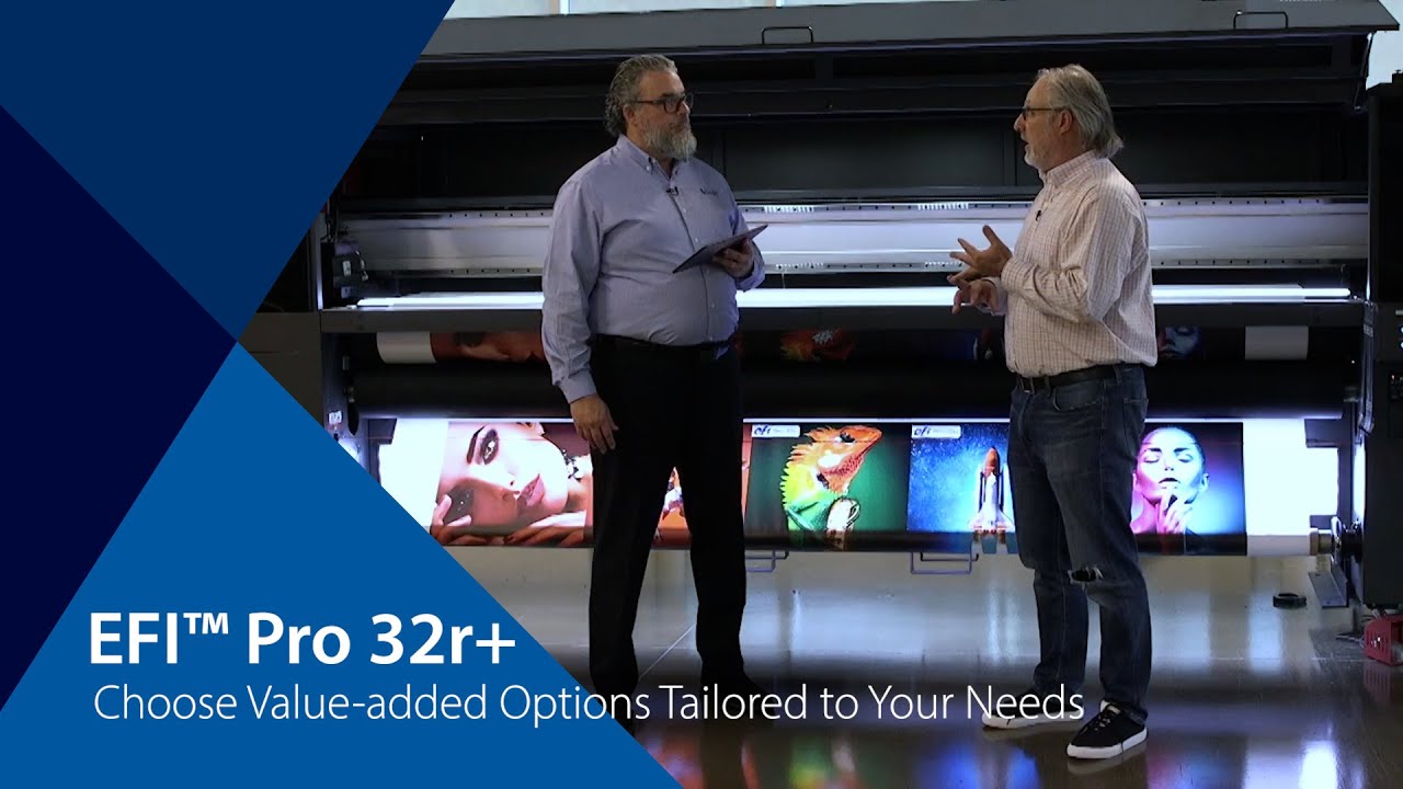 A Modular Printer With Unique Add-on Features – EFI™ Pro 32r+ - YouTube