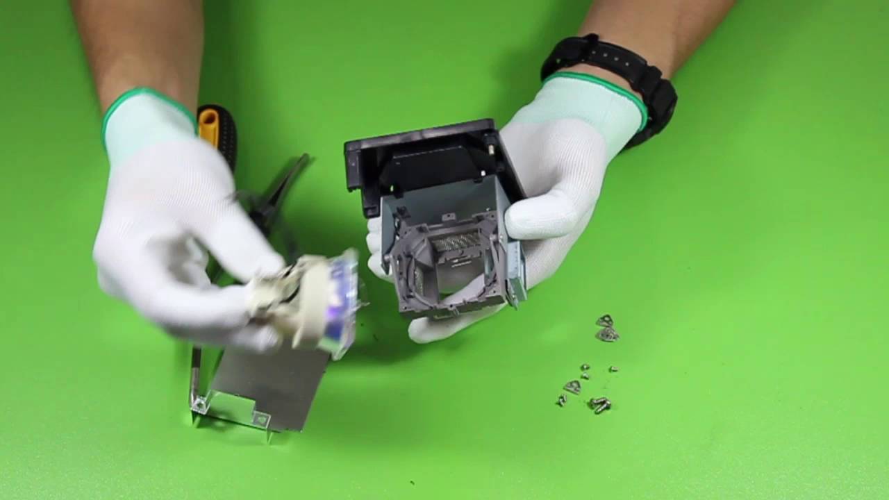 How to reuse the housing of projector lamp on OPTOMA BL-FU310B - YouTube