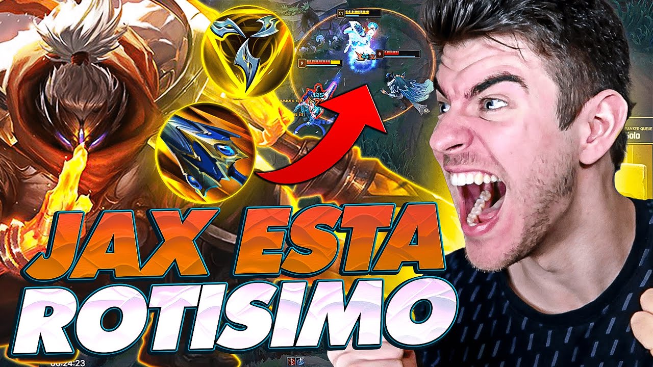 😱¡JAX es FREE ELO y ESTA ROTISIMO con *ESTOS ITEMS* en la S14 de LEAGUE ...