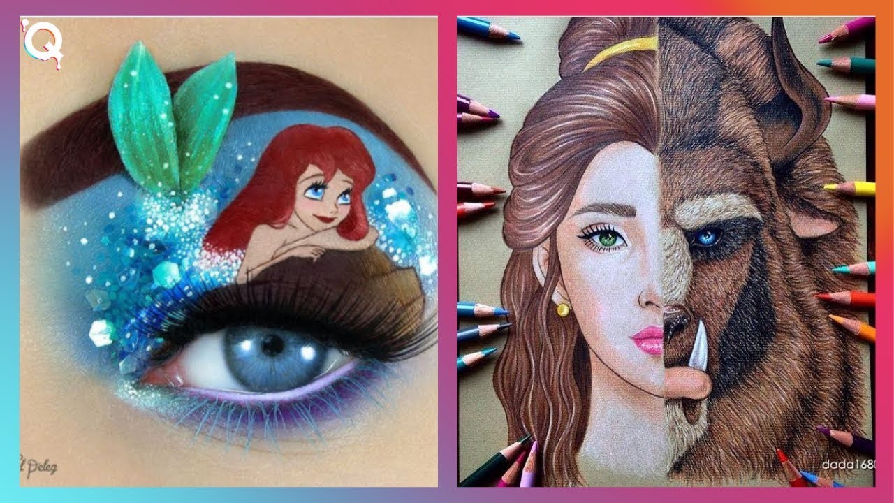 New Creative Disney Artwork That Is At Another Level - YouTube